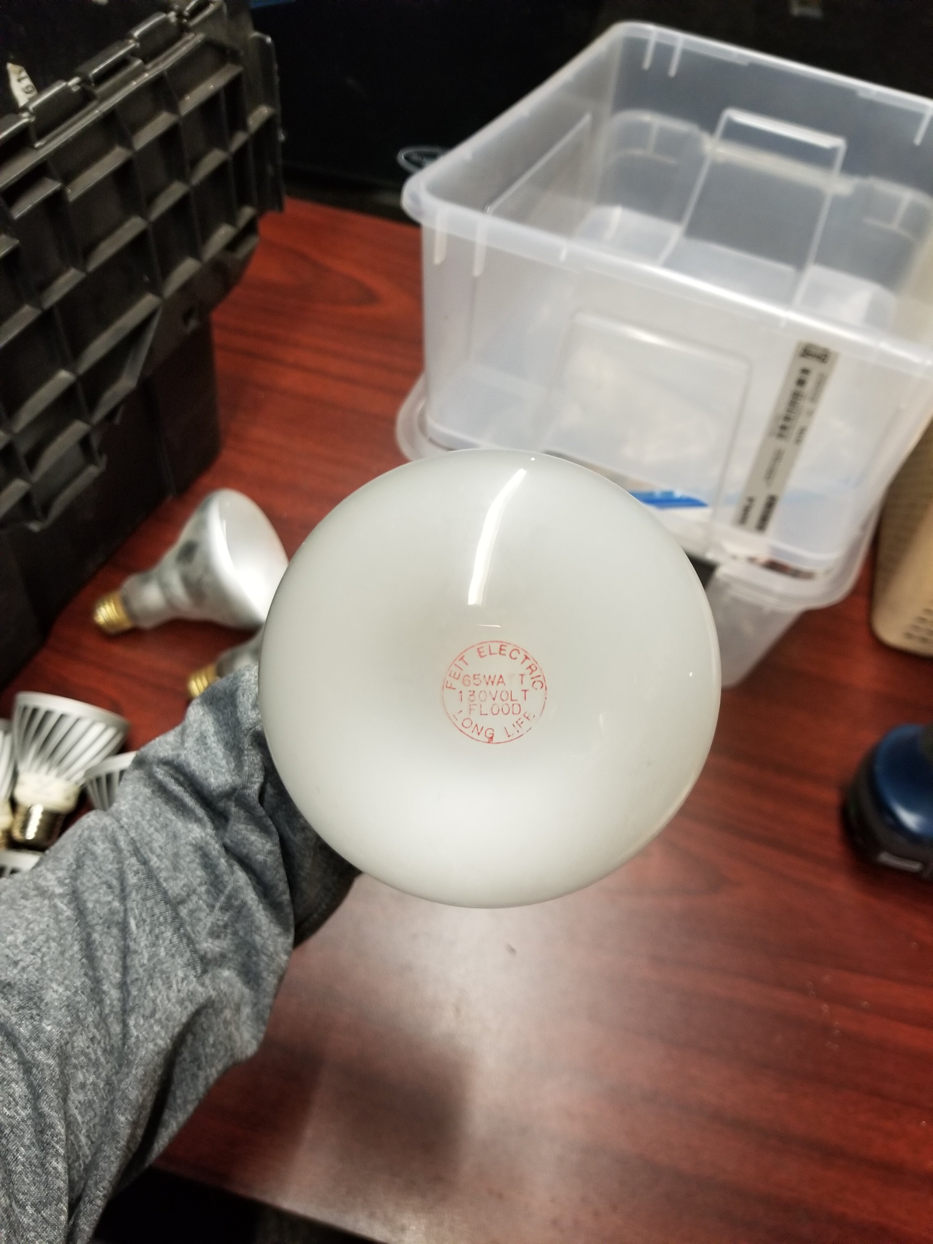 E00029 - Culus LED Lamp 39PR, Feit Electric 65WATT, GE Halogen FL 25 B ...